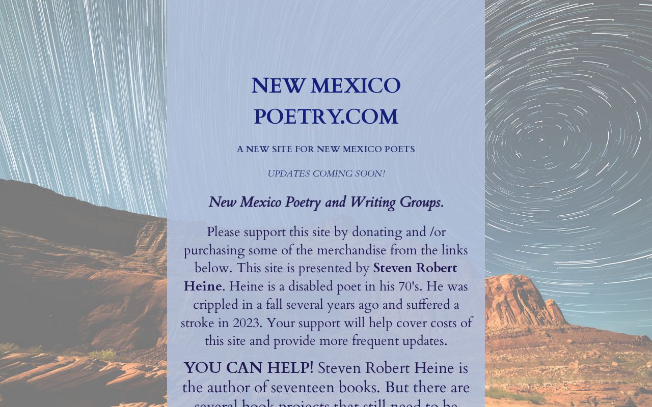New Mexico Poetry dot com.
